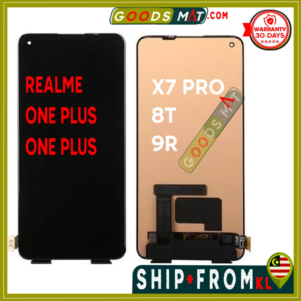 ONEPLUS 8T / 1+PLUS 8T / ONEPLUS 9R / 1+PLUS 9R / REALME X7 PRO OLED LCD Touch Screen Digitizer ...