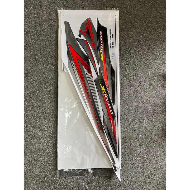STICKER YAMAHA LC V1 CRPTON X BLACK EDITION | Shopee Malaysia