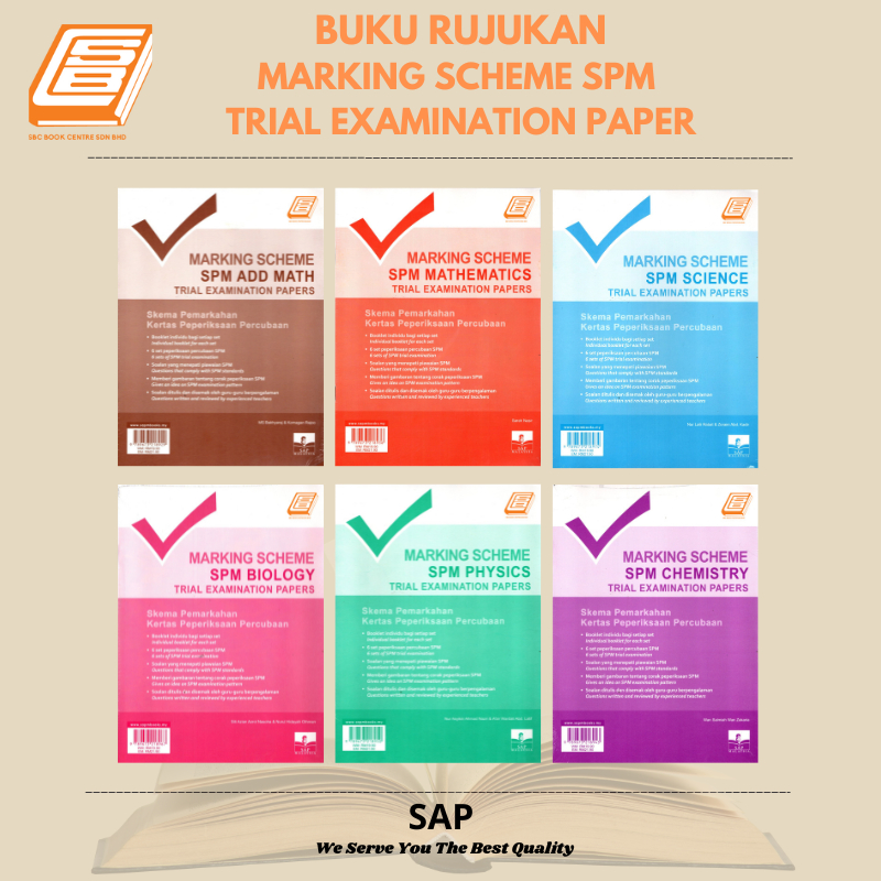 [SBCB] Kertas Model : Marking Scheme Trial Examination Paper SPM | Shopee Malaysia