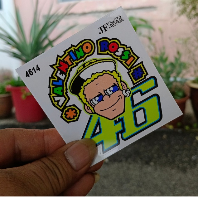 Sticker 46 Valentino Rossi Sticker HP Latex Print*4614 | Shopee Malaysia