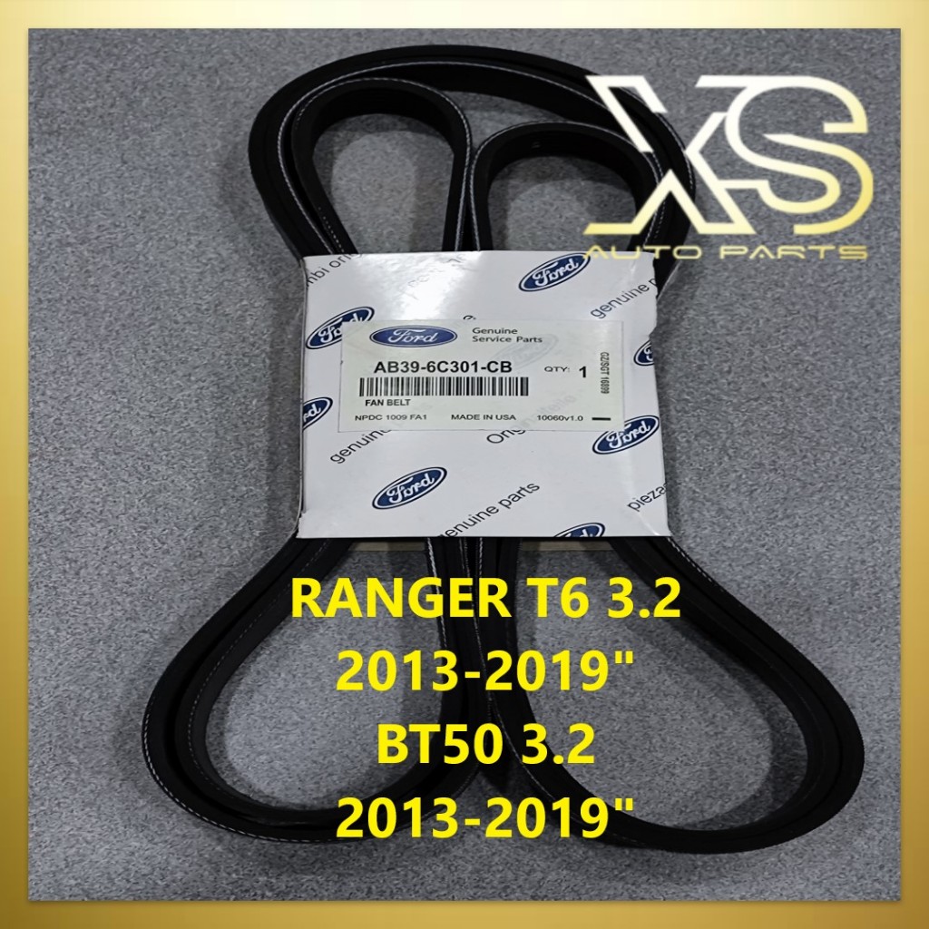 Original Ford Ranger T6 2.2/3.2 Fan Belt (7PK3136 7PK3103) (AB39-6C301 ...