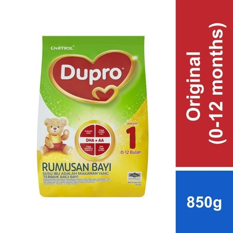 Dumex Dupro Step 1 850g/Dupro langkah 1 (0-12m) | Shopee Malaysia