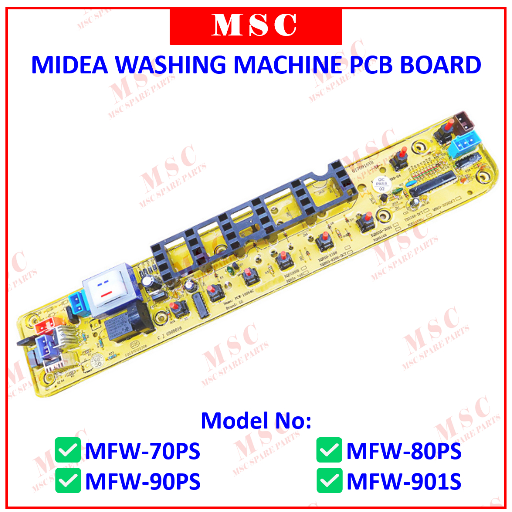 MIDEA MFW-70PS MFW-80PS MFW-90PS MFW-901S WASHING MACHINE PCB BOARD ...