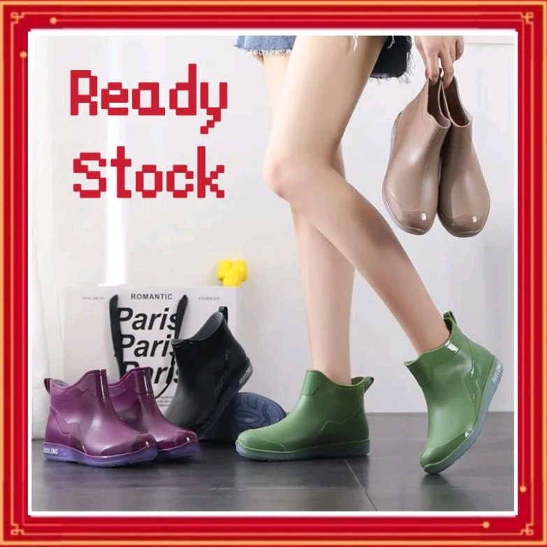 Kasut sawah bendang perempuan tinggi 15cm/Kasut kebun/High quality ...