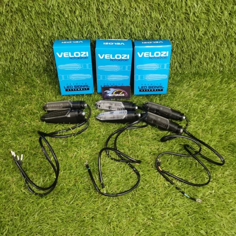 VELOZI LED SIGNAL LAMP SET RSX150 VARIO HONDA CLEAR SMOKE FLOWING LED ...
