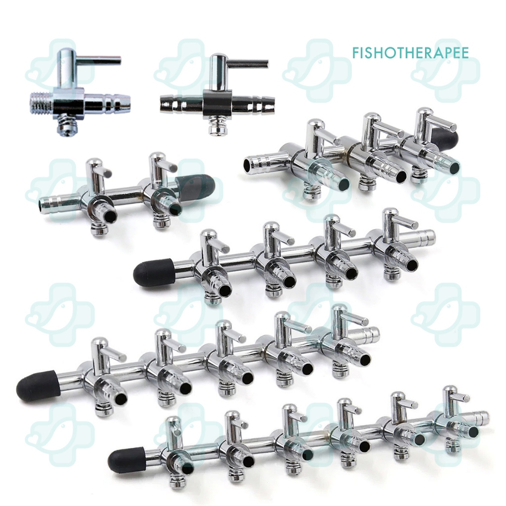 Stainless Steel Tubing Metal Airline Splitter Air Pump Control Valve ...