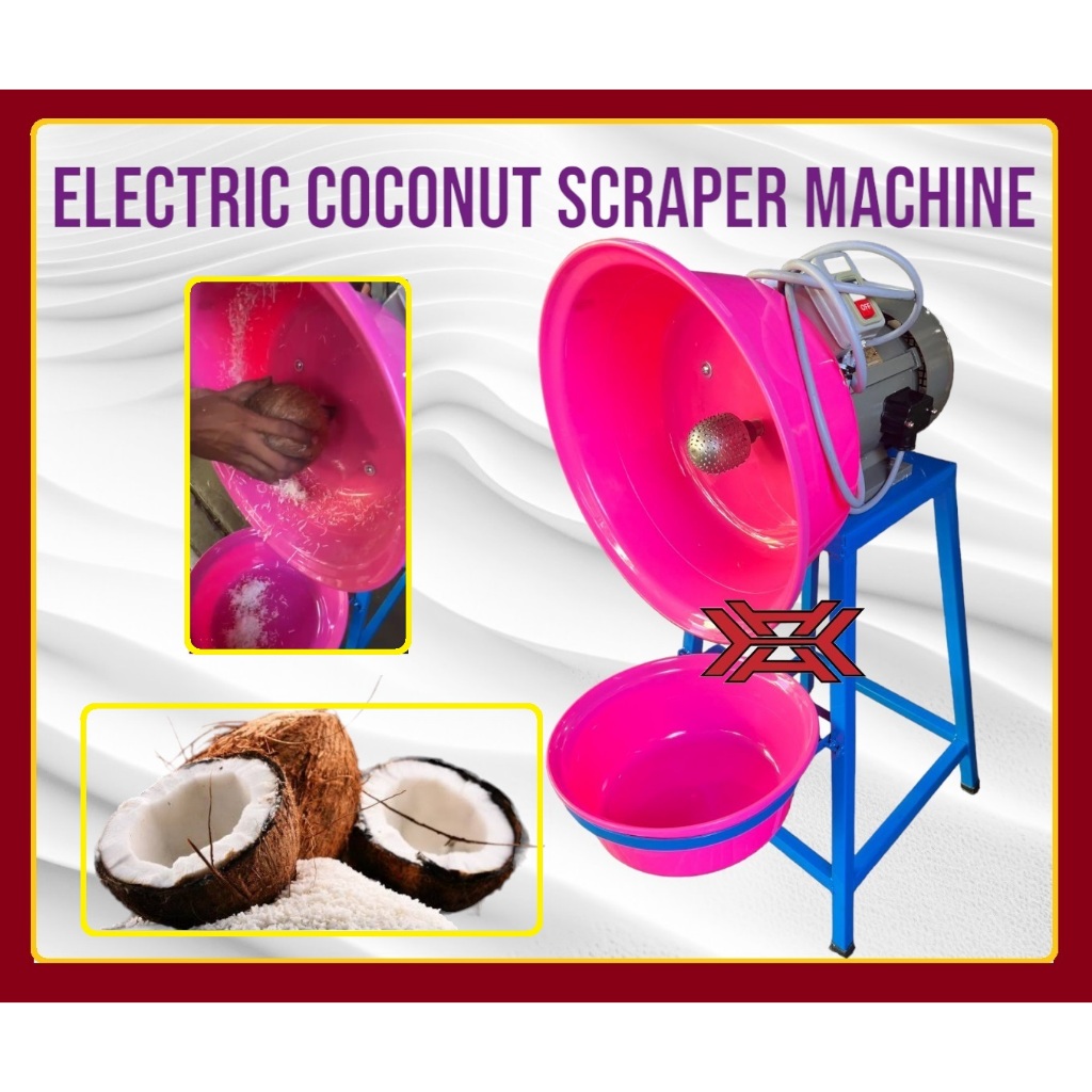 HINCO ELECTRIC COCONUT SCRAPER MACHINE / MESIN PARUT KELAPA | Shopee ...