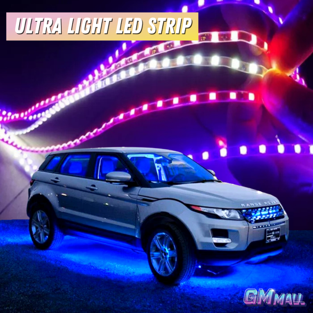 45CM ULTRA LIGHT CAR LED STRIP Bonnet Grille Boot Light Wiring Line ...