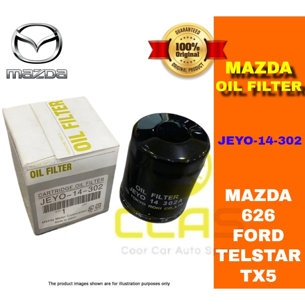 ( 100% ORIGINAL ) Mazda Oil Filter 626 FORD TELSTAR TX5 JEY0-14-302 ...