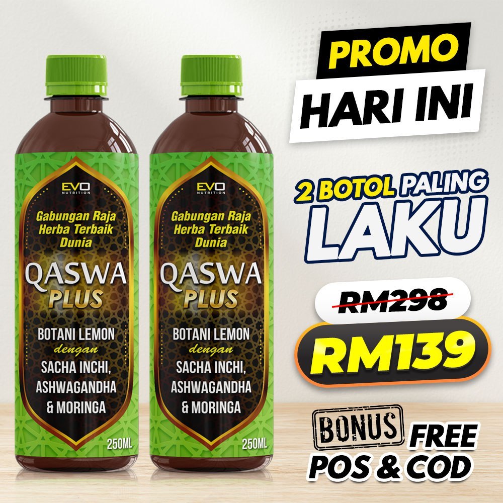 QASWA PLUS BOTANI LEMON DENGAN SACHA INCHI MORINGA ASHWAGANDHA | Shopee ...