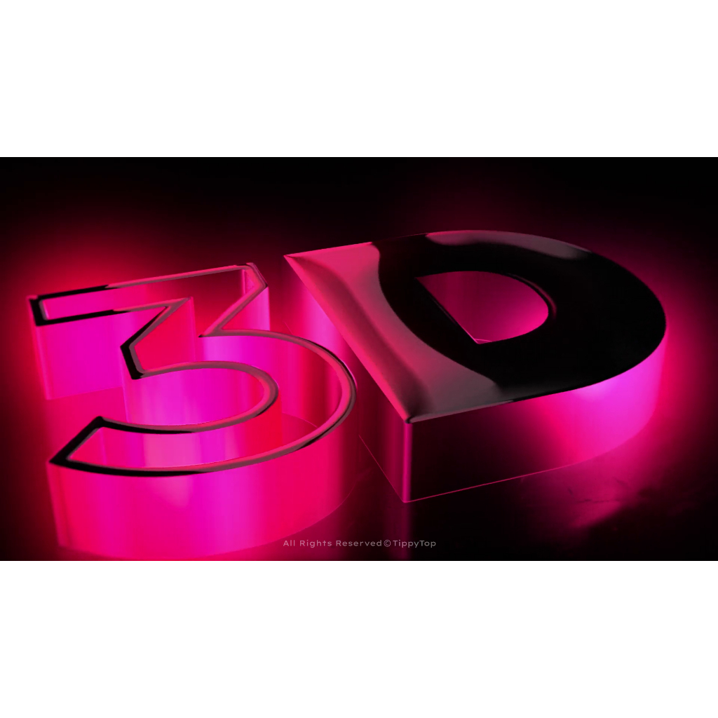 3D Glowing Reveal for After Effect Project File | Video Template | Logo ...