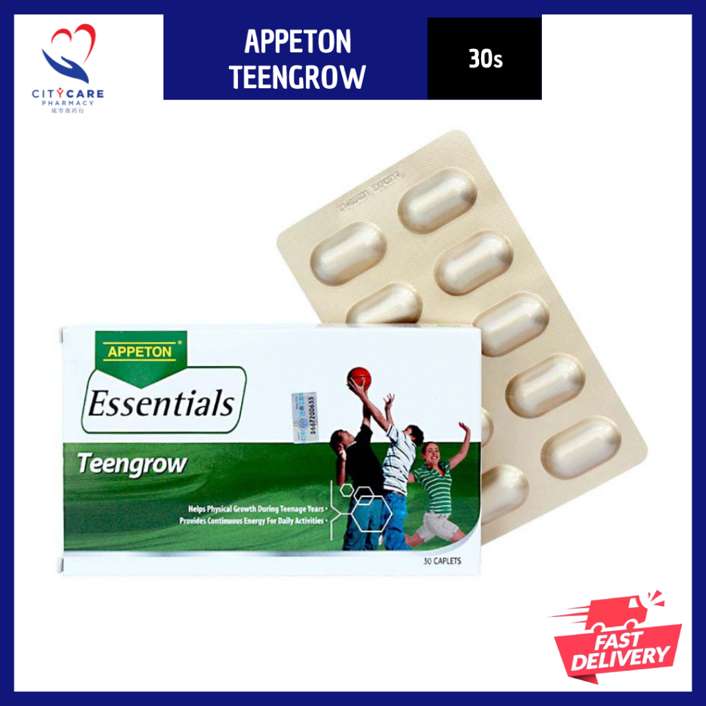 EXP 3/2026 APPETON ESSENTIALS TEENGROW CAP (30'S) | Shopee Malaysia