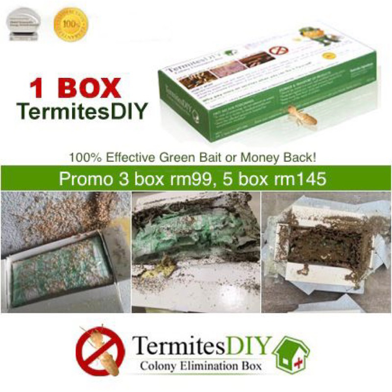 Termite Original Termites DIY ( green bait ) Termite Baiting system ...