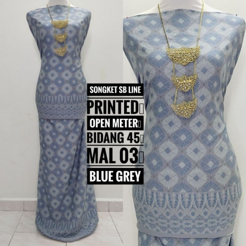 😍 SONGKET SB LINE PRINTED 😍 | Shopee Malaysia