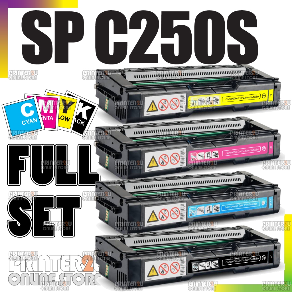 Compatible Ricoh Aficio SPC250S SP C250S C250SF C250DN C250 C261 C261DNw C261SFNw SPC250DN ...
