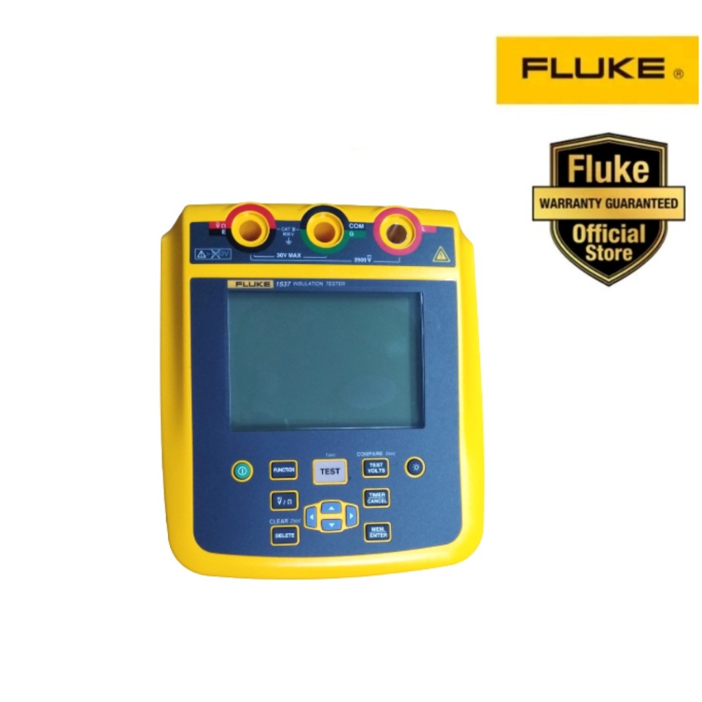 Fluke 1537 2500V Advanced Insulation Resistance Meter (Digital High ...