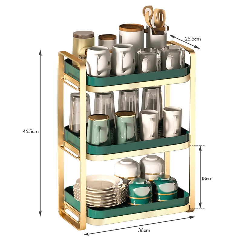 PACKONE Cup Rack Mug Cup Holder Tea Tray Storage Cup Rack Place Coffee ...
