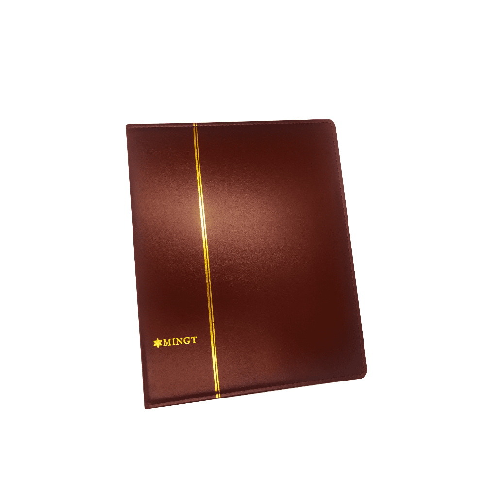 PCCB MINGT 4 Rings Binder PU Leather Album Cover For Banknote Stamp ...