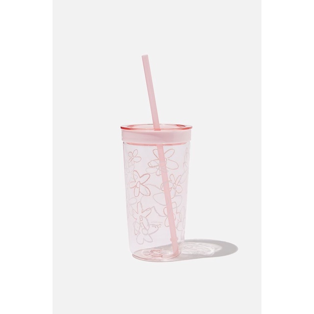 TYPO Drink it up Bottle Water drinking Bottle 1L BPA free, Straw botol ...
