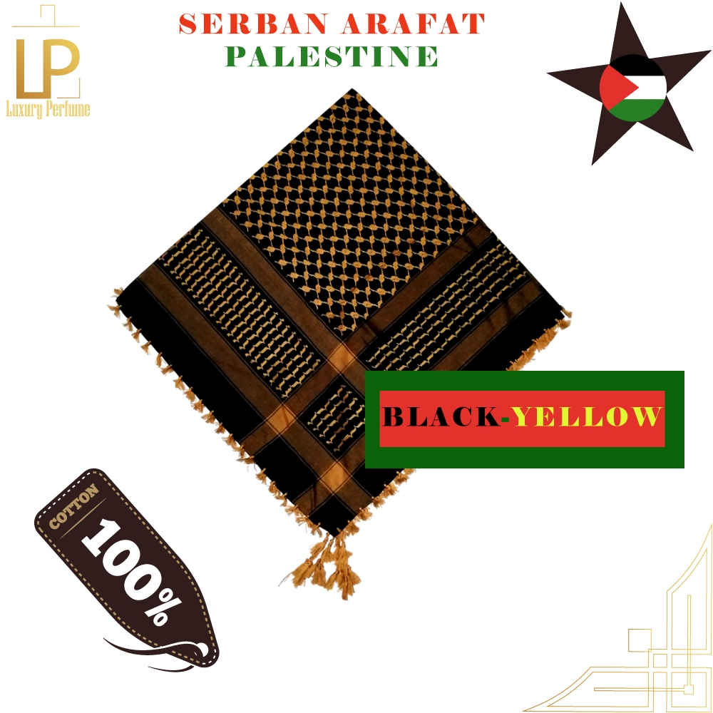 SERBAN AL ARAFAT (Traditional Scarf from Palestine) - Size 50"x50" THE ...