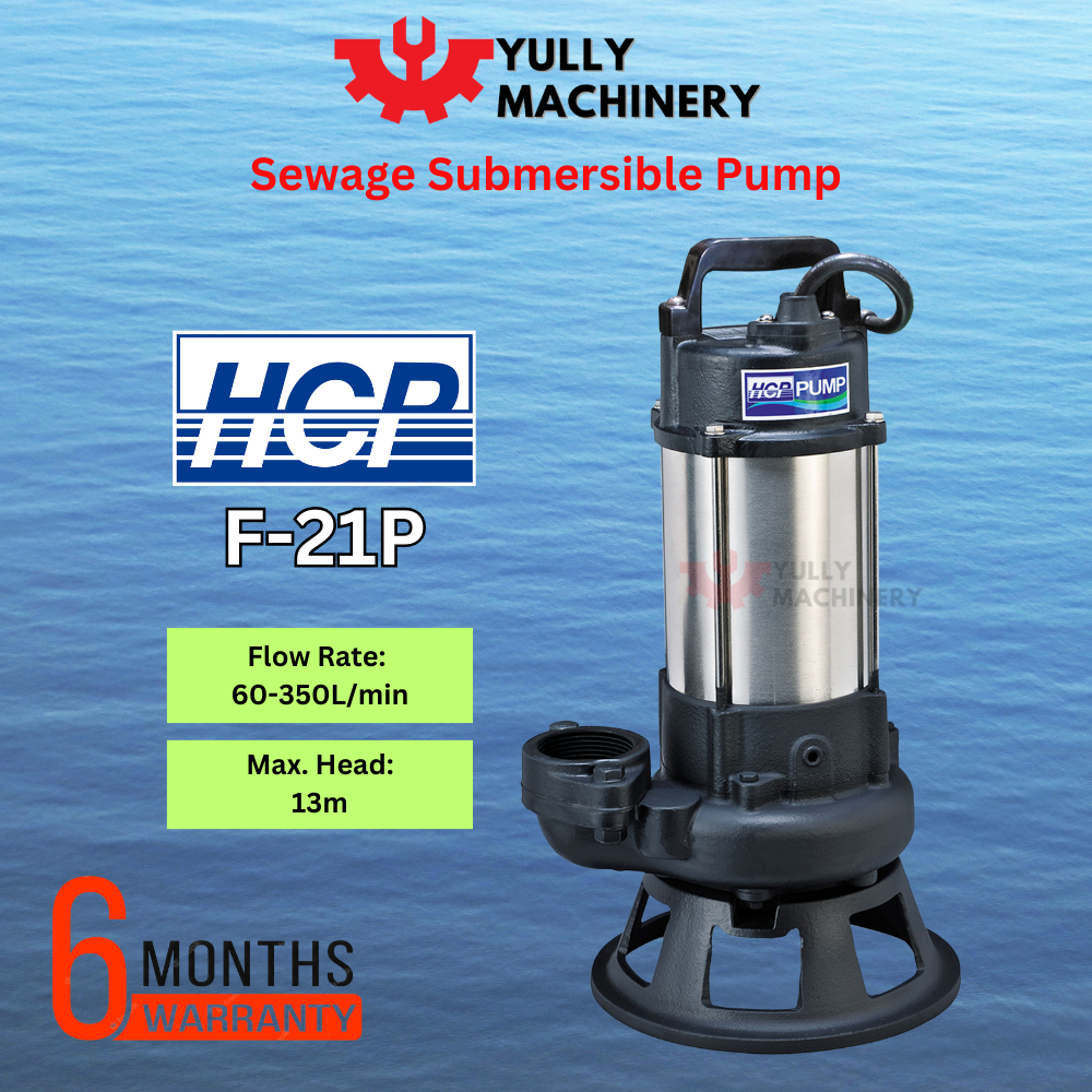 HCP F21P(Manual) 2"/ 50MM Power 750W Single Phase Submersible Sewage ...