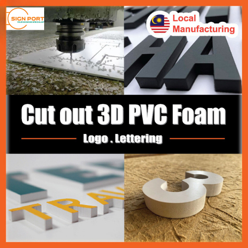 PVC Foamboard Cut Out Lettering A-Z Alphabet | Custom PVC 3D Logo ...