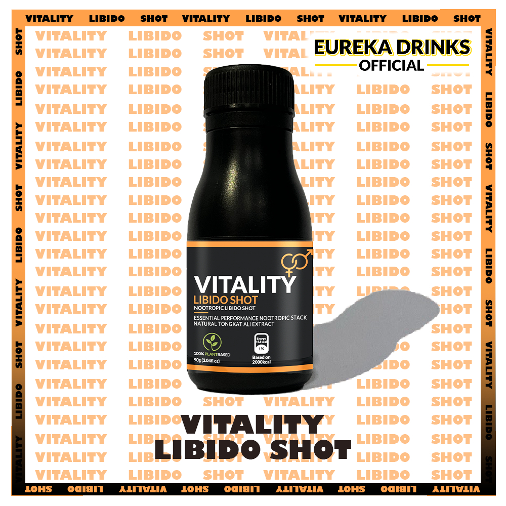 Eureka Drinks Vitality Shot, Nootropic Vitality Shot 90 ml x 12 (1 Box ...