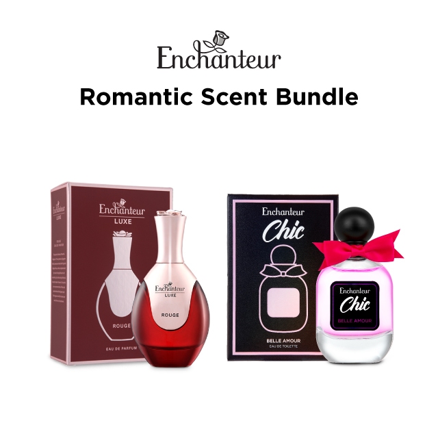 ENCHANTEUR Romantic Scent bundle | Chic Belle Amour EDT 50ml | Luxe EDP ...