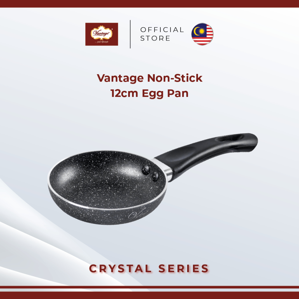 Vantage Crystal V-Fine Non-Stick Egg Pan (12cm/3cm) | Shopee Malaysia