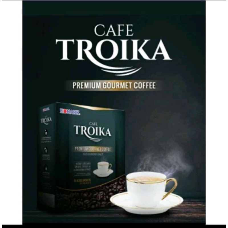 Cafe Troika Premium Gourmet Coffee 20 x 20g Sachets Expiry date 03/28 ...