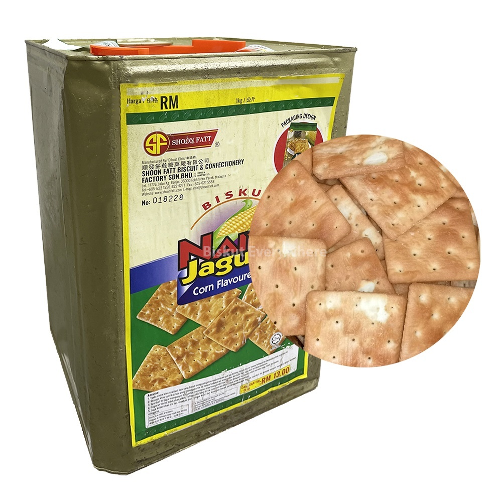 [BISKUT TIN] SHOON FATT NAIYU JAGUNG CRACKERS 3.5KG BISCUIT JAGUNG TRADITIONAL 1TIN HALAL ...