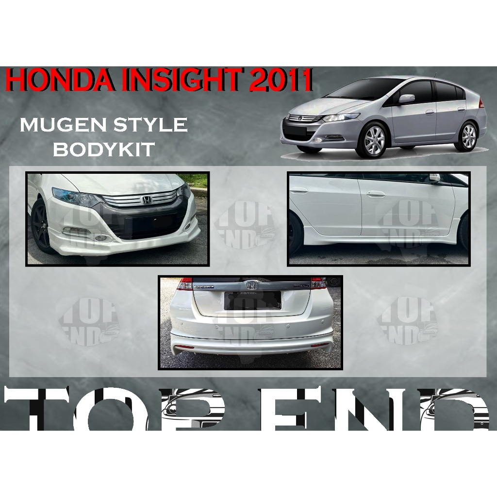 HONDA INSIGHT 2011 MUGEN FULL SET BODYKIT MG BUMPER SKIRT LIP CAR ...