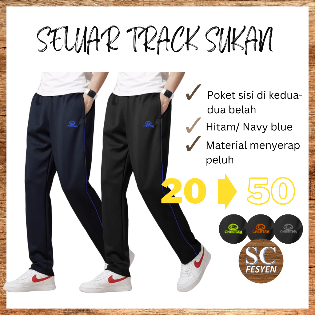 SC Budak Dewasa Plain Tracksuit Line Tepi Sekolah Sukan Track Long ...