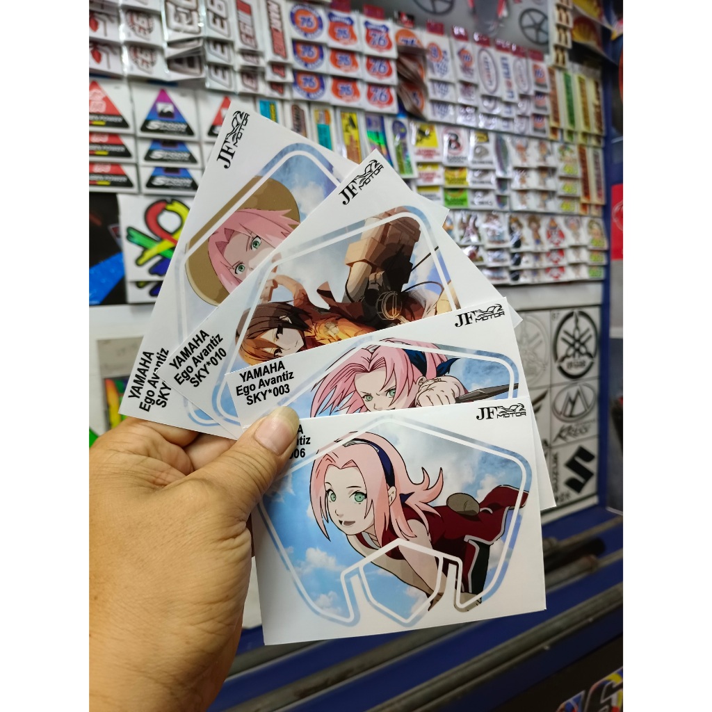 Cartoon Sticker Meter Yamaha Ego Avantiz Sticker Meter Kartun | Shopee ...