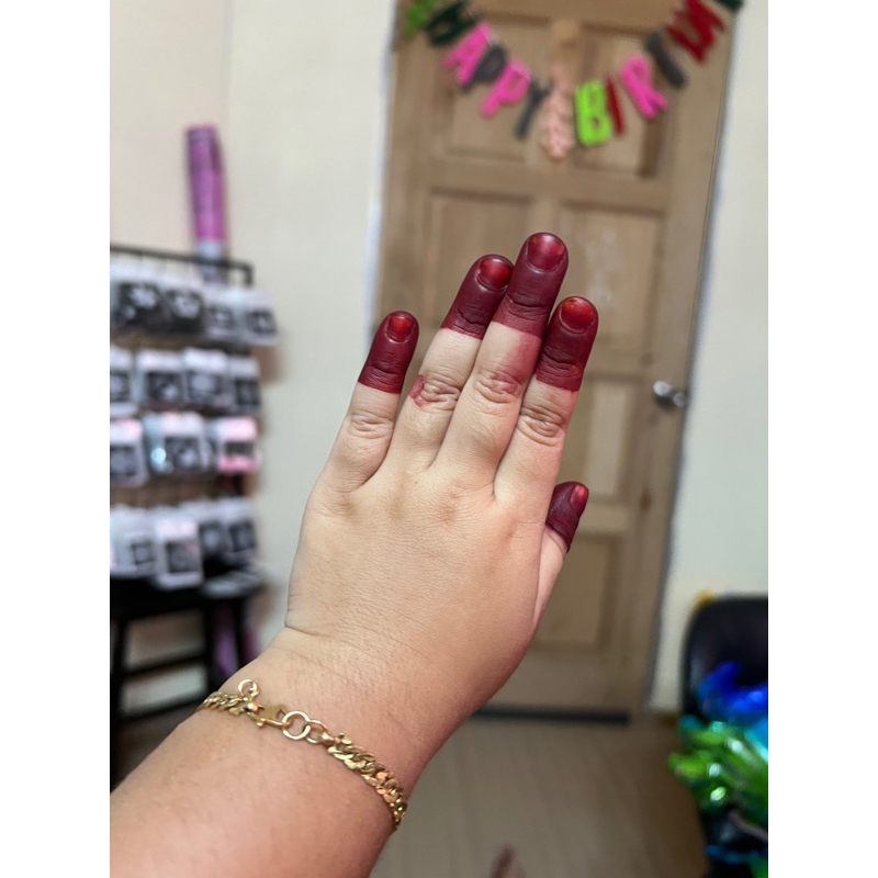 INAI LUKIS /CELOP 100 GRAM KILO DARK MAROON PASTE PEKAT GEBU SENANG ...