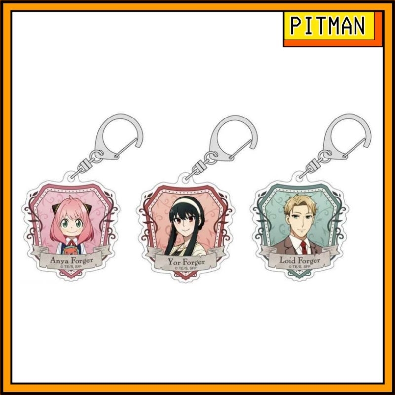 Spy X Family Keychain Anya Forger, Yor Forger, Loid Forger | Shopee ...