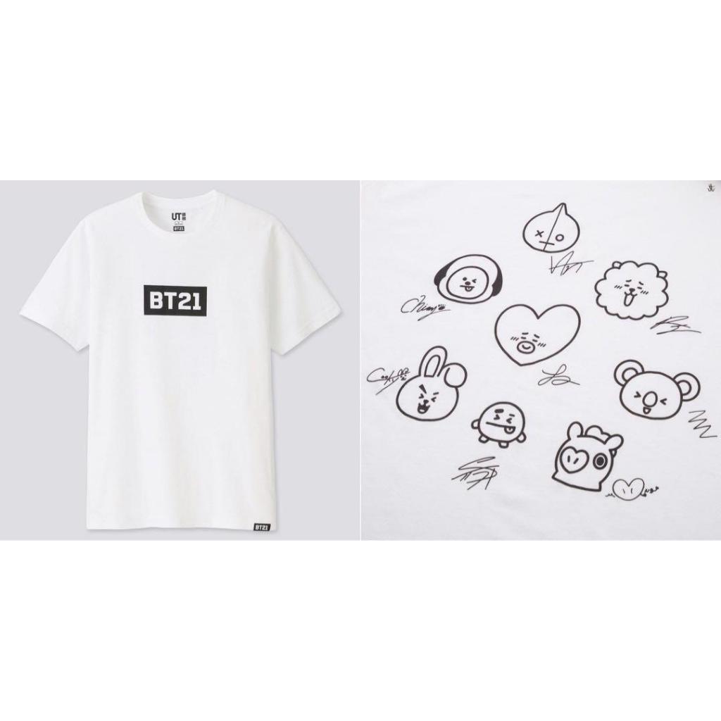 [ORIGINAL-8] UNIQLO UNISEX'S (UT) BTS BT21 COLLECTION CARTOON LOGO ...