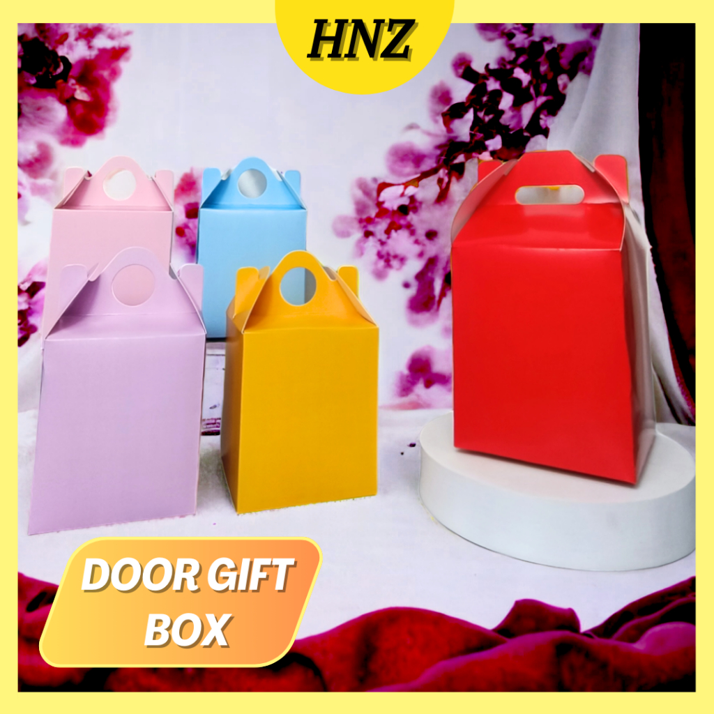 READY STOCK 10PCS Square Box Packing Box/craft paper/paper bag brown ...