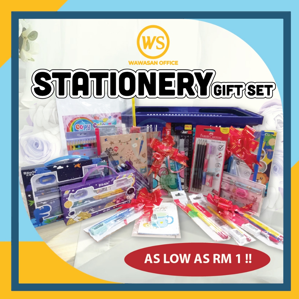 Stationery Set / Stationary Gift Set for Kids / Hadiah Birthday Gift ...