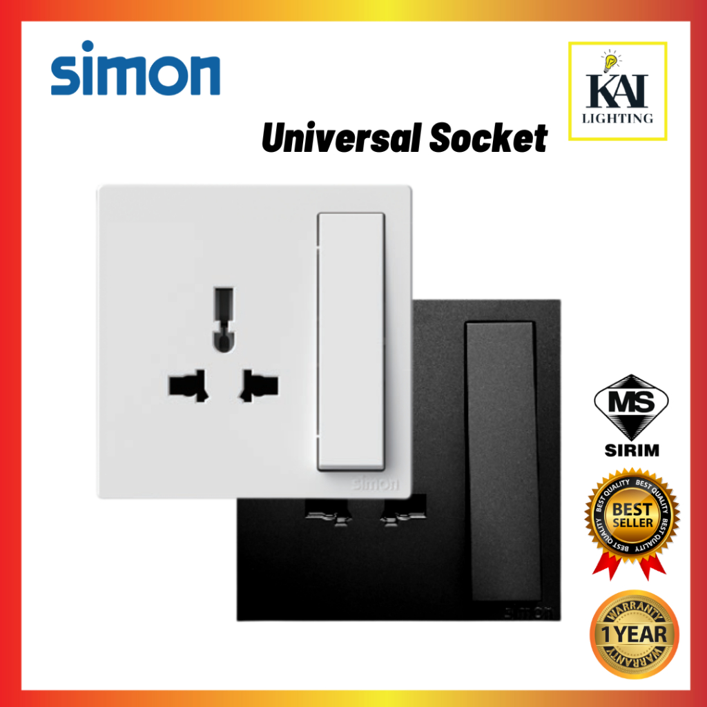 SIMON[European Brand] : M3 Series [2023 NEW SERIES] White/BK : Switch ...