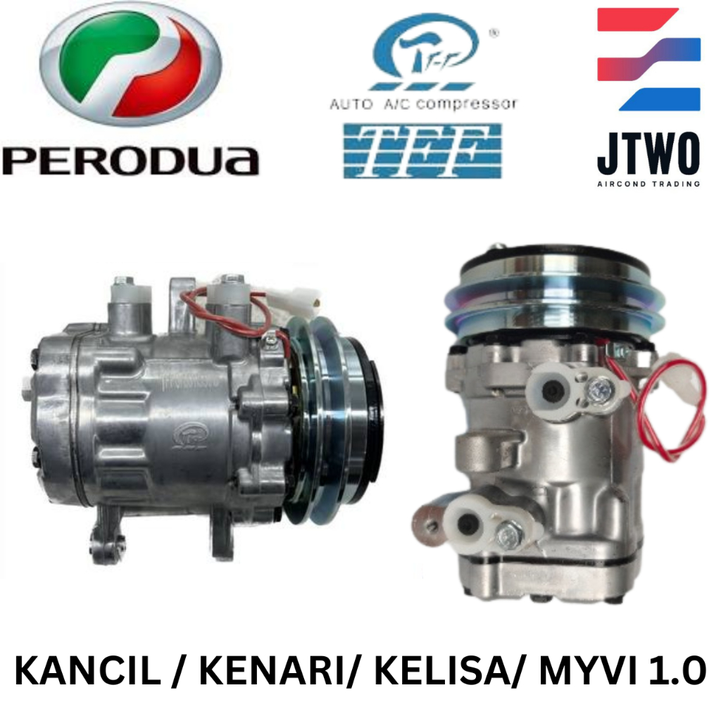 AIRCOND COMPRESSOR PERODUA KANCIL/ KENARI/ KELISA/ MYVI 1.0 DENSO ...