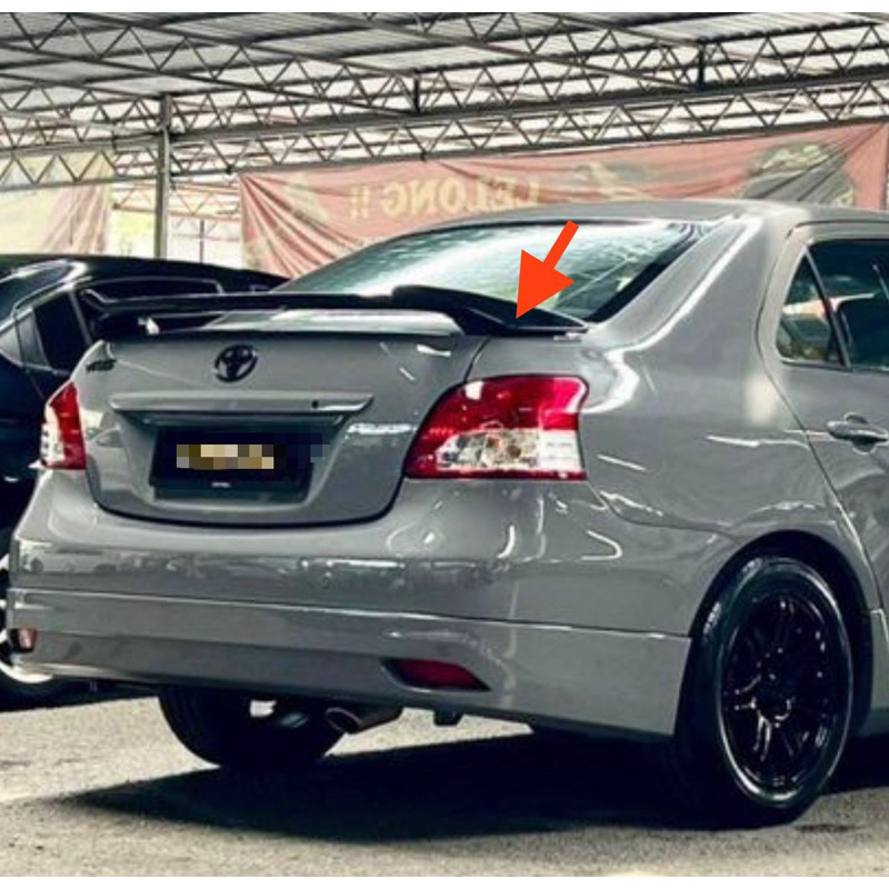 TOYOTA VIOS NCP93 SPOILER LED NO PAINT Fiber | Shopee Malaysia