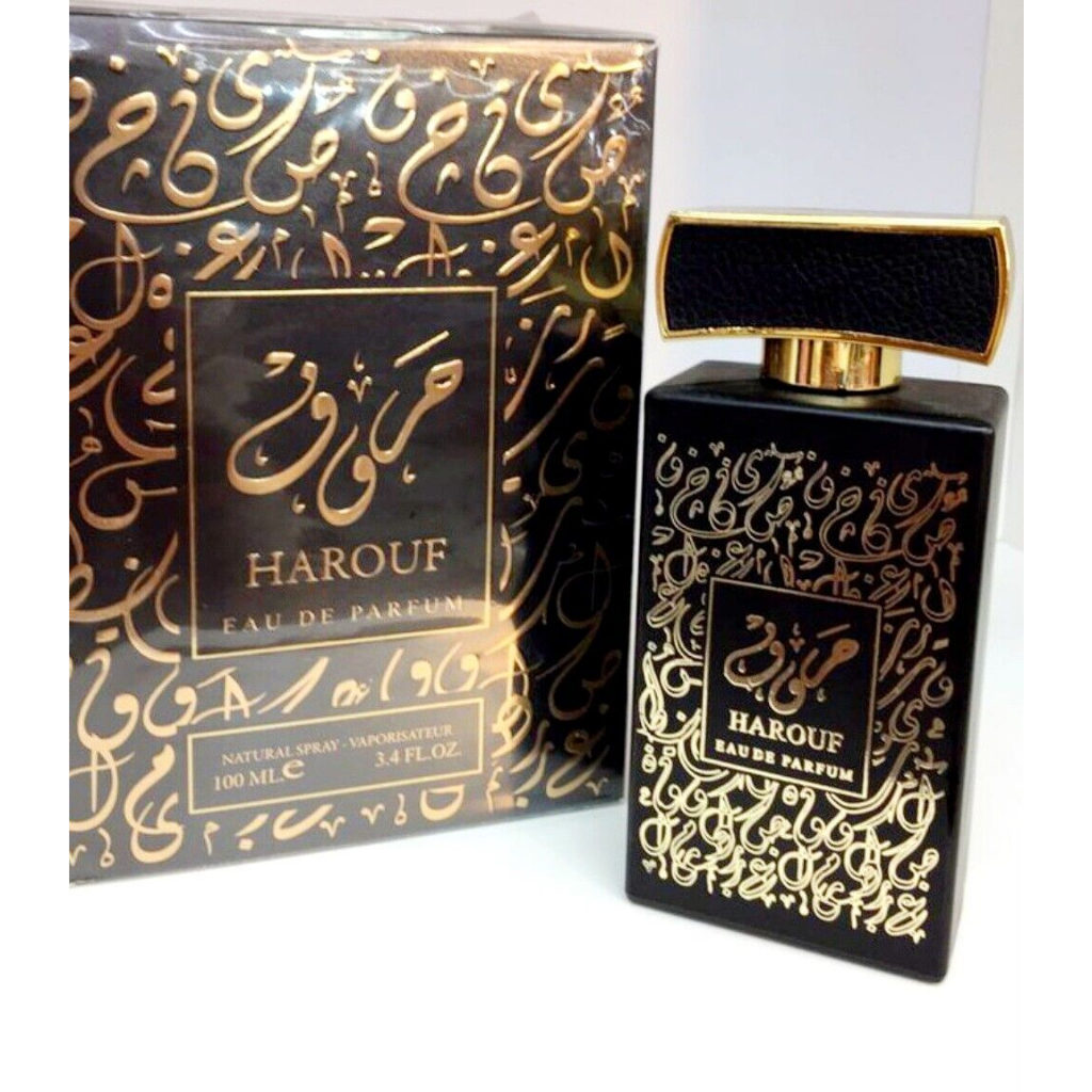 100% ORIGINAL, ARAB HAROUF PARFUM SPRAY EDP FOR UNISEX - 100ML (BLACK ...