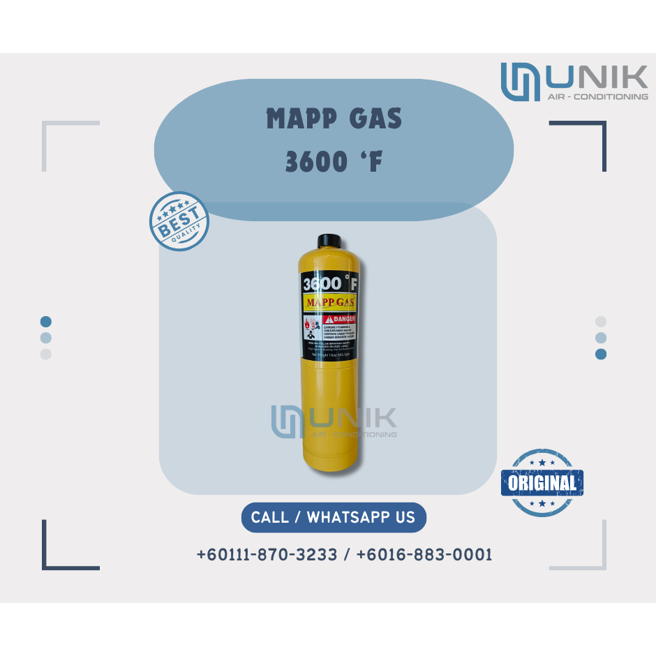 MAPP GAS CYCLINDER - 3600 ' F (16OZ) | Shopee Malaysia