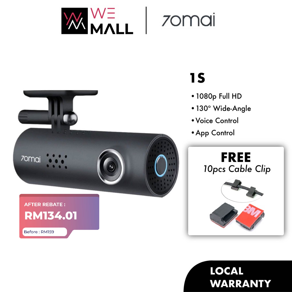 70MAI 1S/M300 1080P Car Recorder Dashcam Dashboard 70 MAI Car Cameras ...