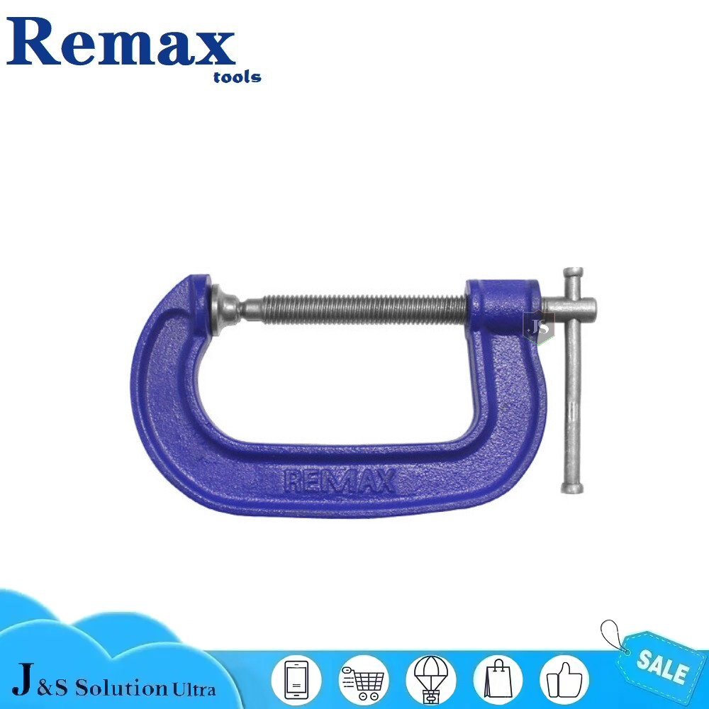 REMAX HEAVY DUTY G-CLAMP (BRITISH TYPE) (2" / 3" / 4") | Shopee Malaysia