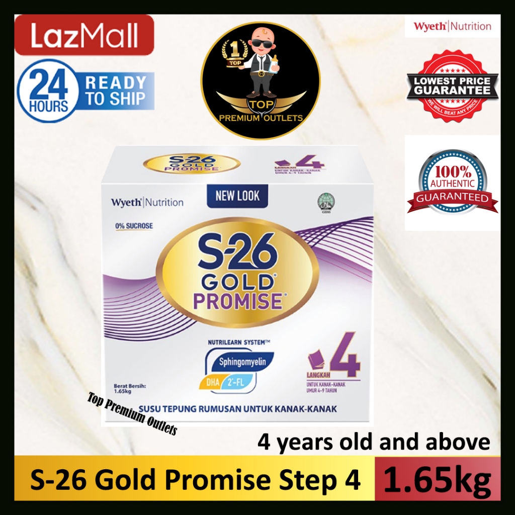 S26 Gold Promise Step 4 (1.65kg) Exp: 03/2026 (Wyeth) | Shopee Malaysia