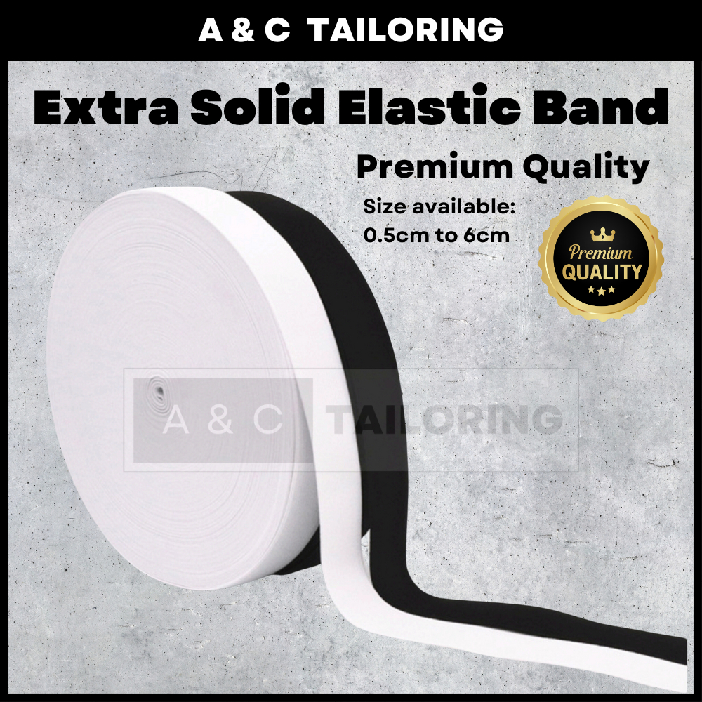 Soft Elastic Band Polyester Elastic Band Getah Kain Lembut Getah ...