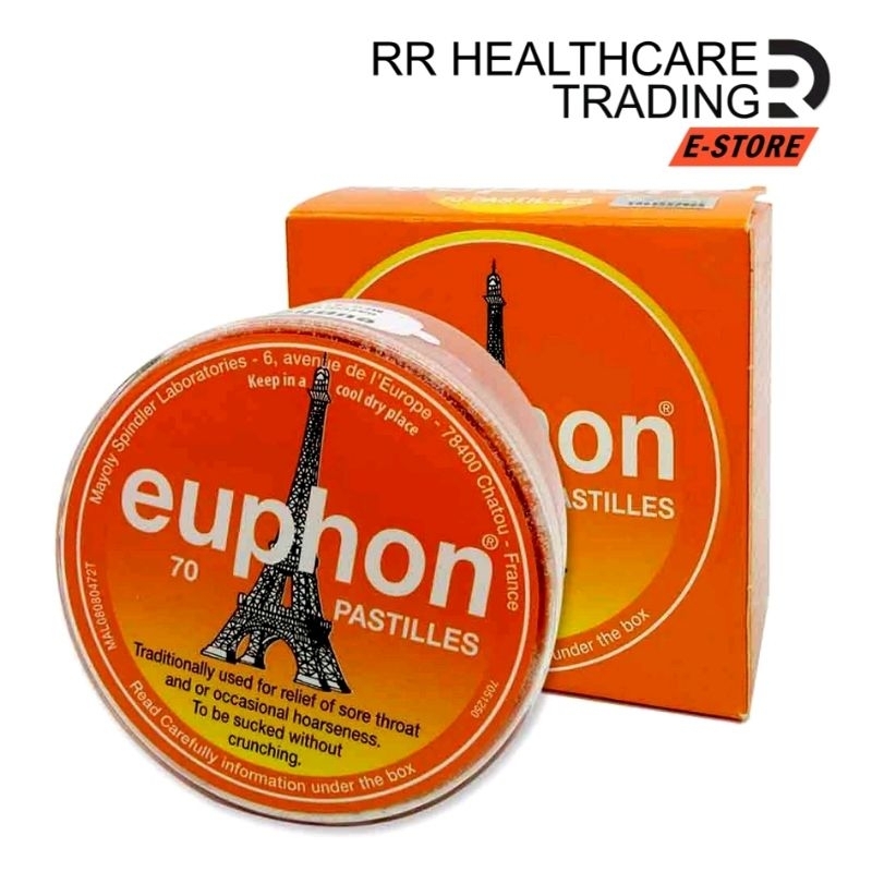 Euphon Pastilles 70s (Exp July/2024) Helps Relief Sore Throat/Sakit ...