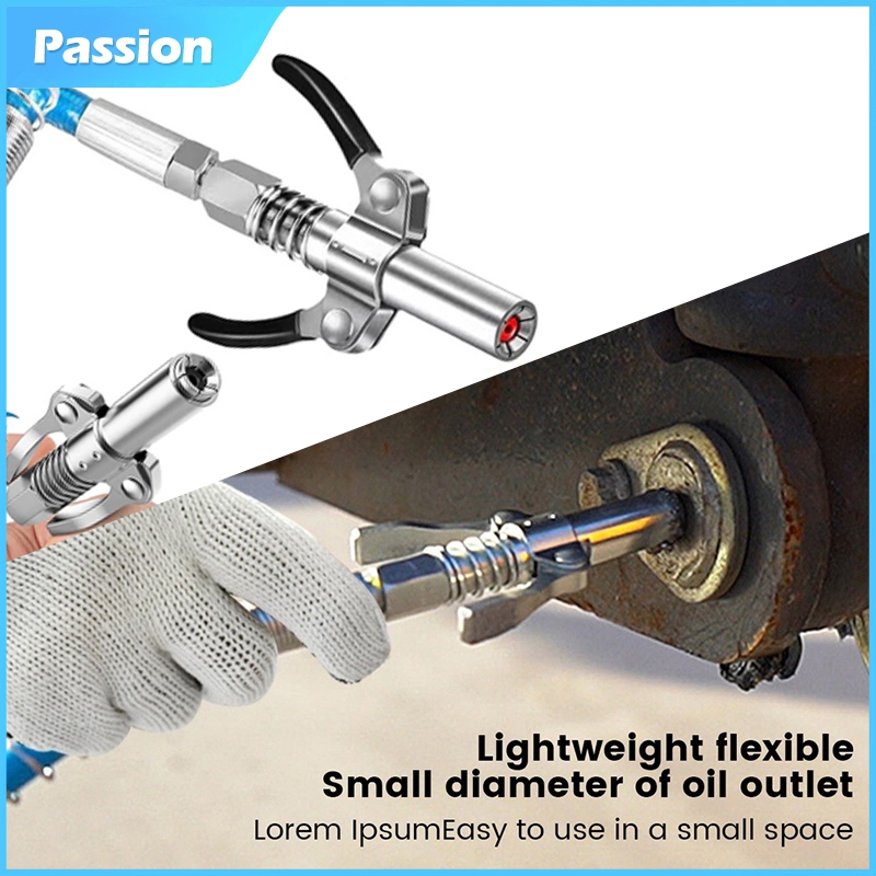 10000psi Double Handle Grease Quick Self Locking Coupler Tool Leak-Free ...